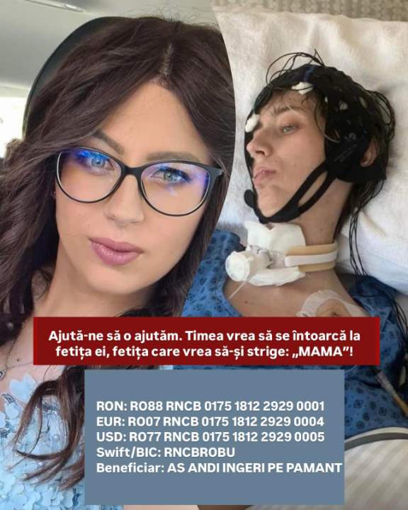 MCharity | O șansă la viață pentru Timea Nemes